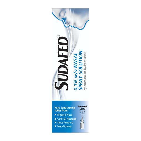 SUDAFED DECONGESTANT NASAL SPRAY 15ml - Pharmacyshop.ie